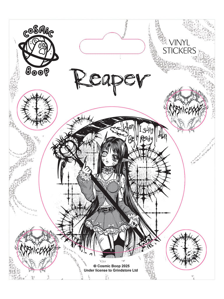 Cosmic Boop Reaper Vinyl Sticker Set – Grindstore Wholesale