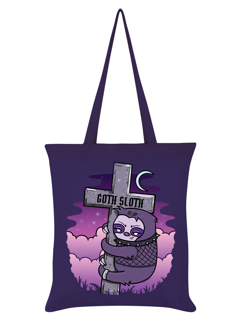Goth Sloth Purple Tote Bag – Grindstore Wholesale