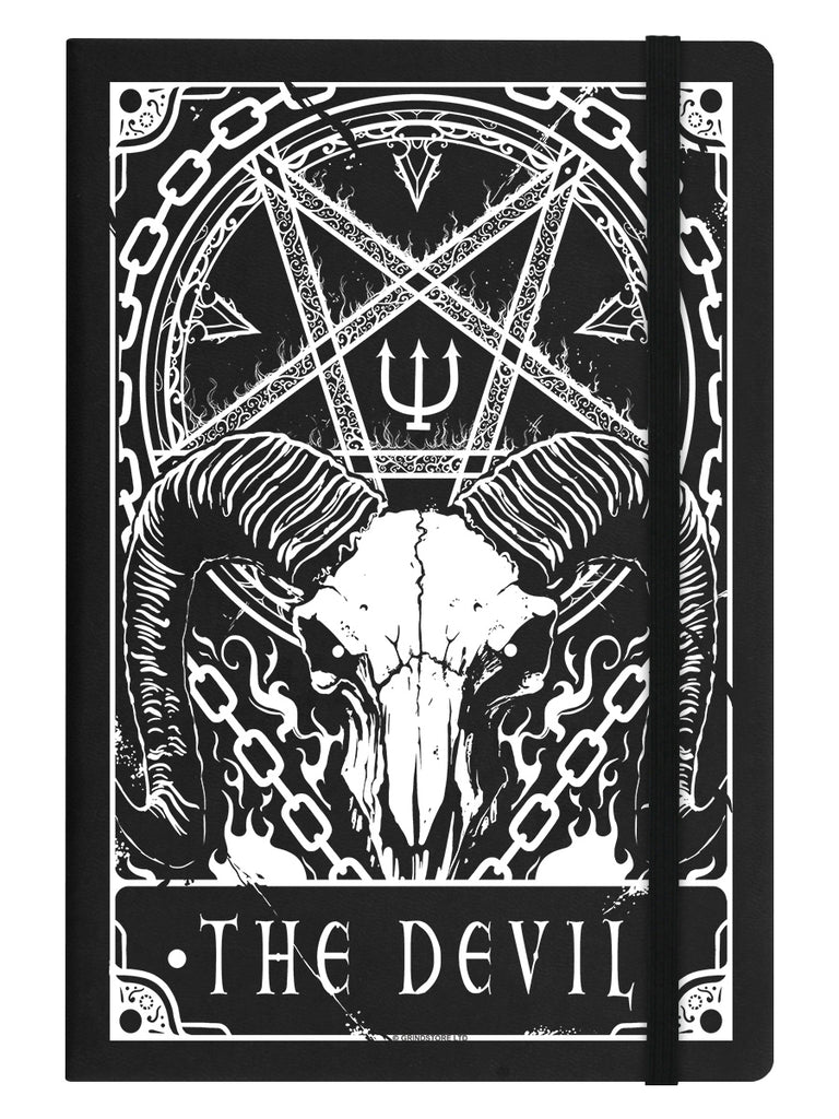 Deadly Tarot - The Devil Black A5 Hard Cover Notebook – Grindstore ...