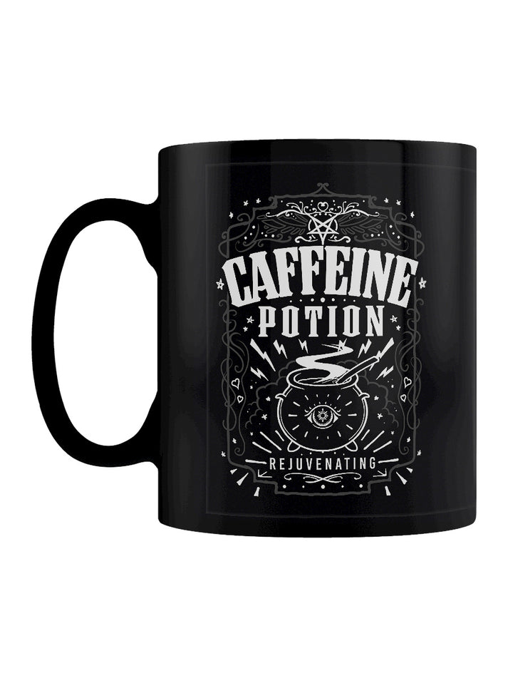 Caffeine Potion Black Mug – Buy at Stubbs Mugs