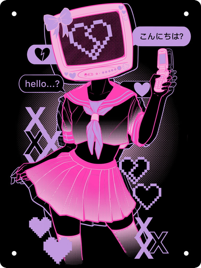 Pinku Kult Static Mini Tin Sign – Grindstore Wholesale