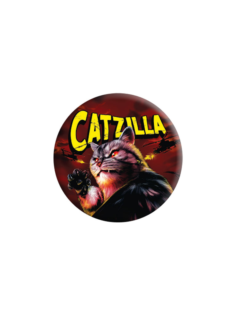 Horror Cats Catzilla Badge – Grindstore Wholesale