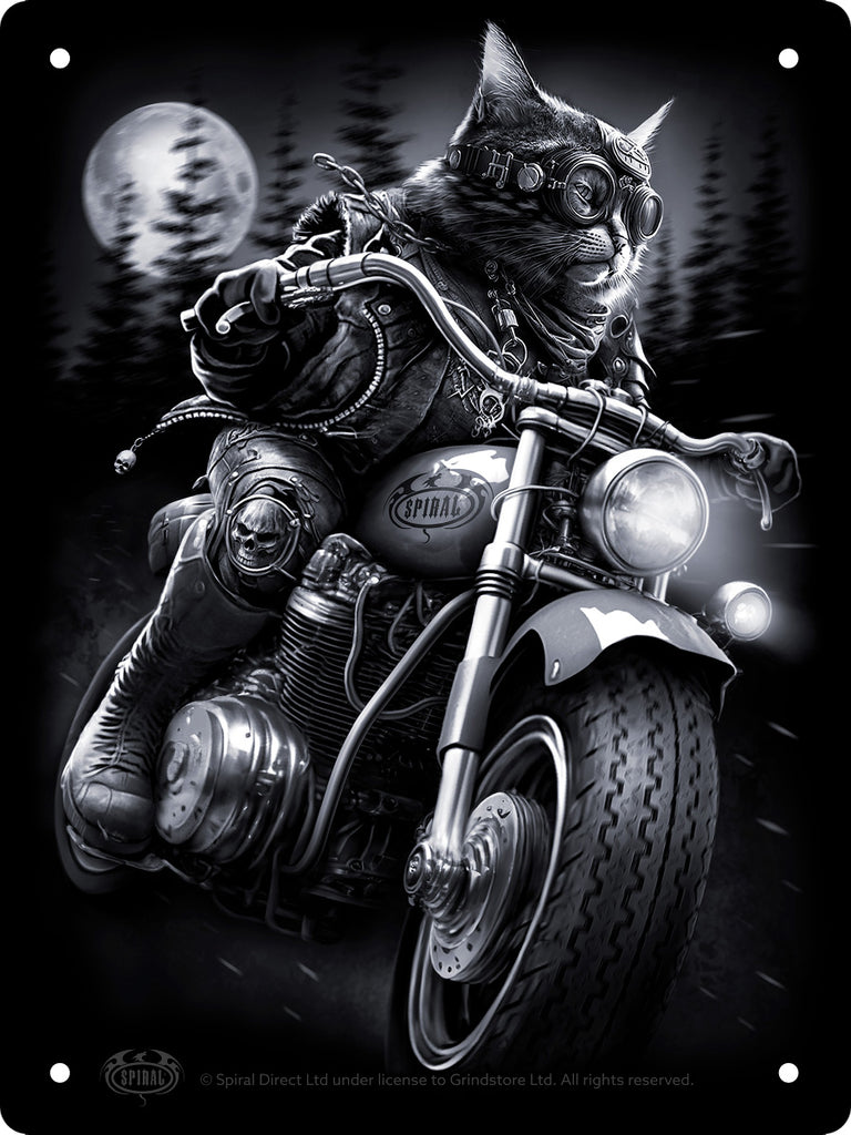 Spiral Nine Lives Mini Tin Sign – Grindstore Wholesale